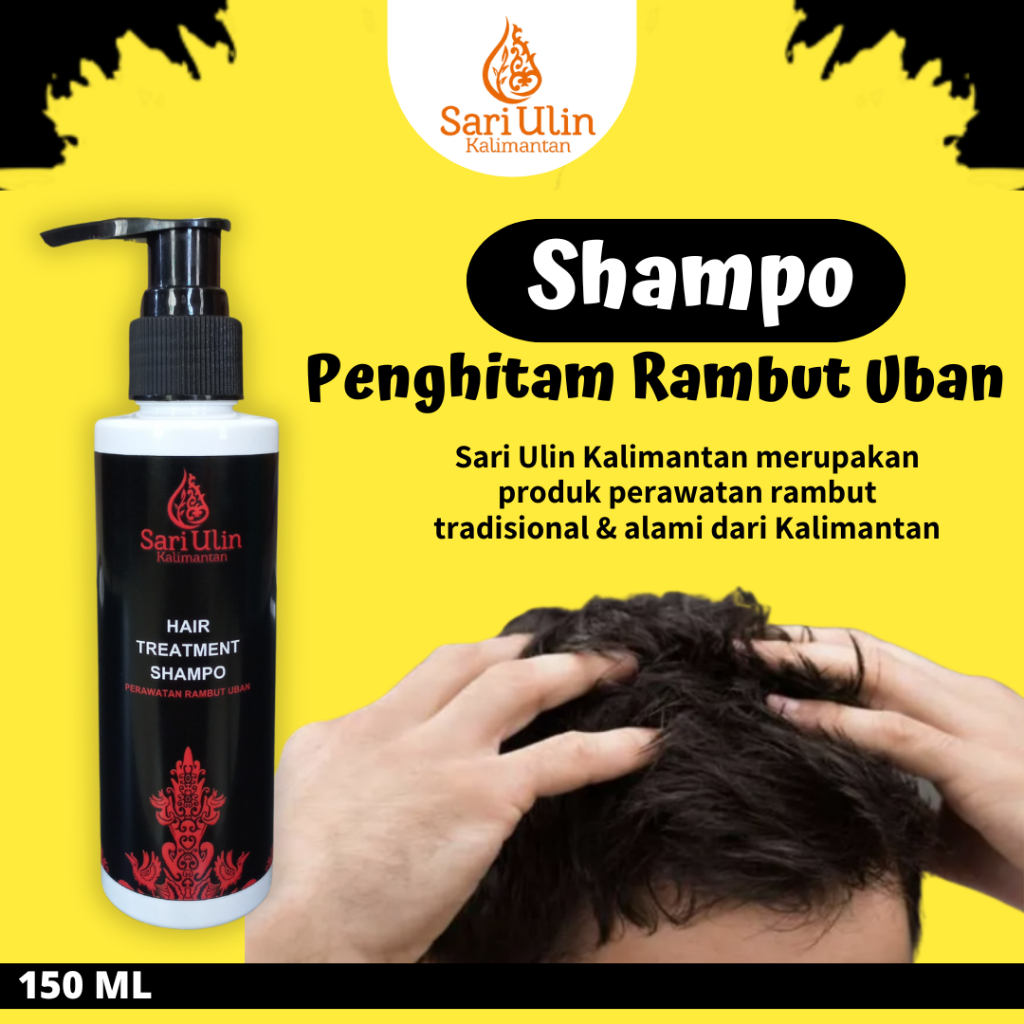Jual Sampo Penghitam Rambut Uban Permanen Sari Ulin Kalimantan | Shopee ...