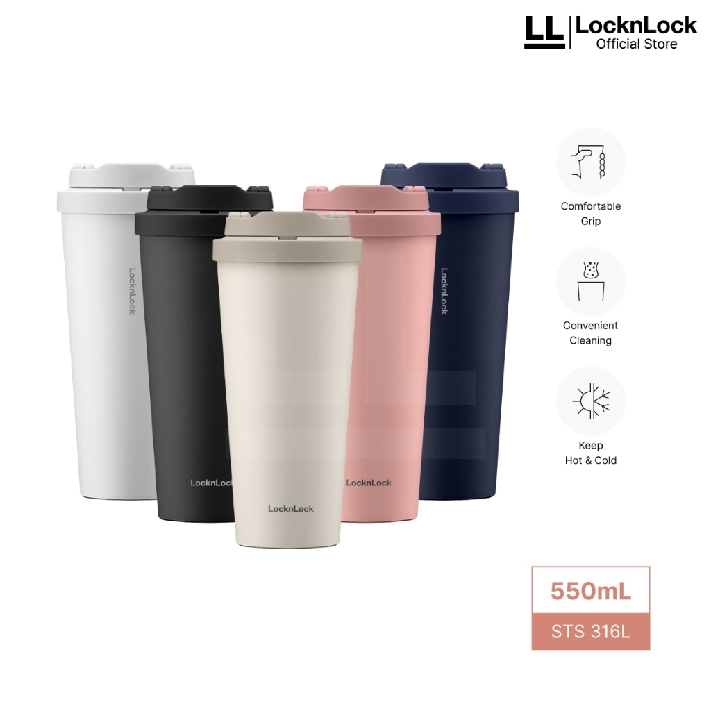 Jual LocknLock One Touch Clip Tumbler 550ML - LHC3249 | Shopee Indonesia