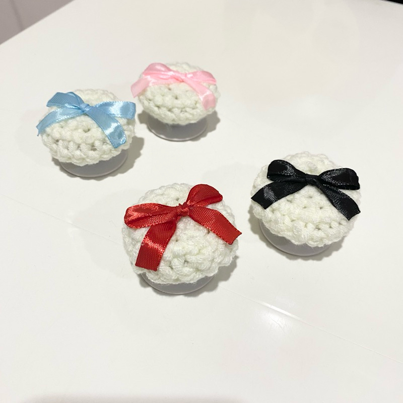 Jual Coquette Phone Griptok Popsocket Ribbon Bow Pita Rajut Knit ...