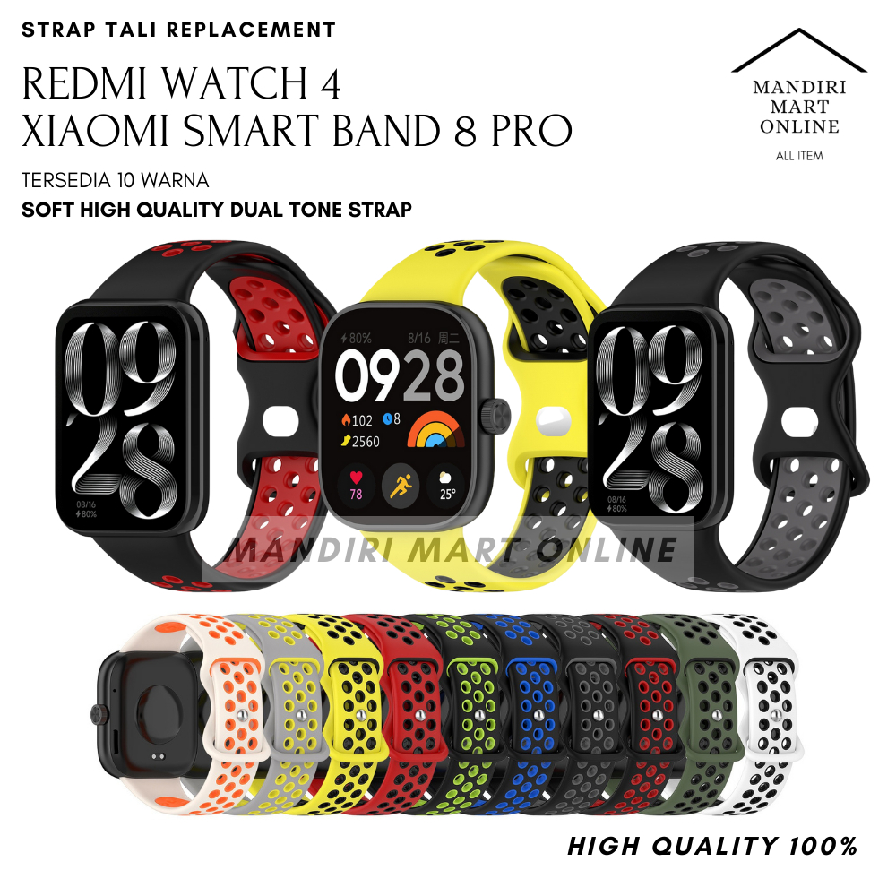 Jual Strap Xiaomi Smart Band 8 Pro Dual Tone Tali Pengganti Redmi Watch 4 Sport Loop Bahan ...