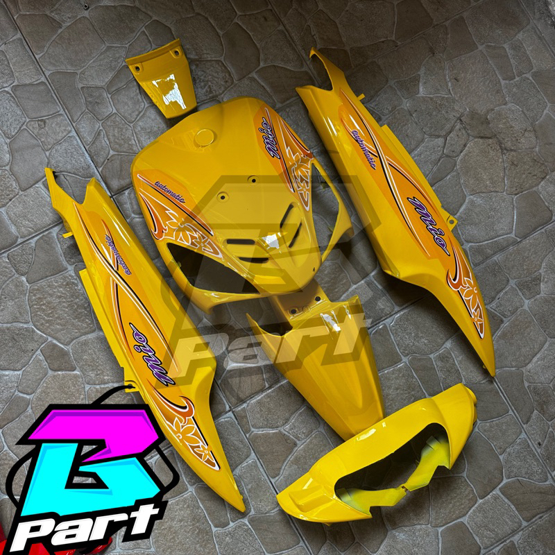 Jual Full Bodi Body Motor Mio Sporty biru telur asin Full Set body ...