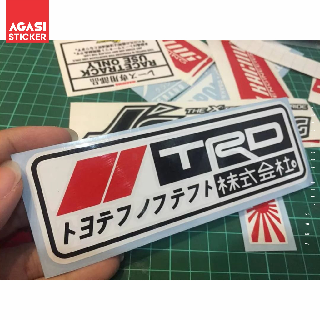 Jual Sticker TRD Japan Cutting Sticker | Stiker | Sticker Mobil ...