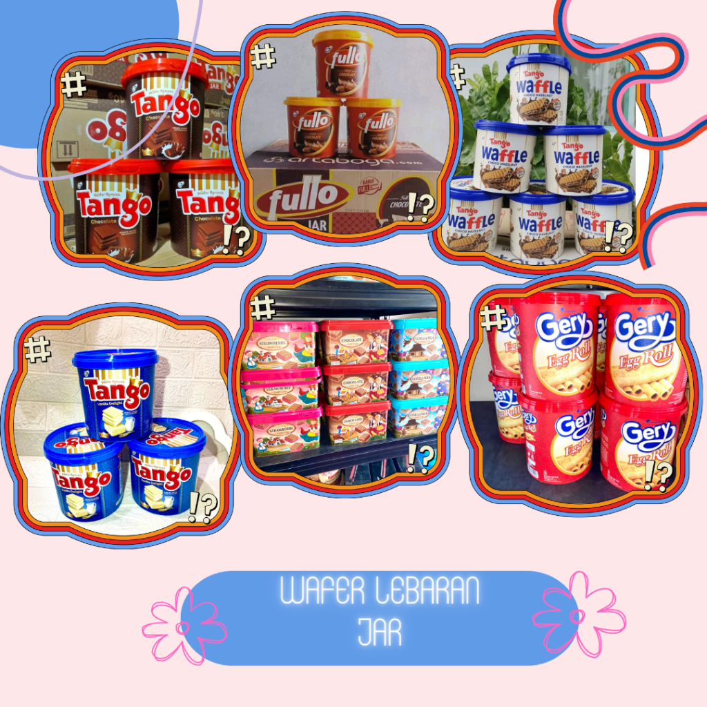 Jual WAFER LEBARAN JAR / TANGO WAFFLE / WAFFER FULLO / WAFER TANGO ...