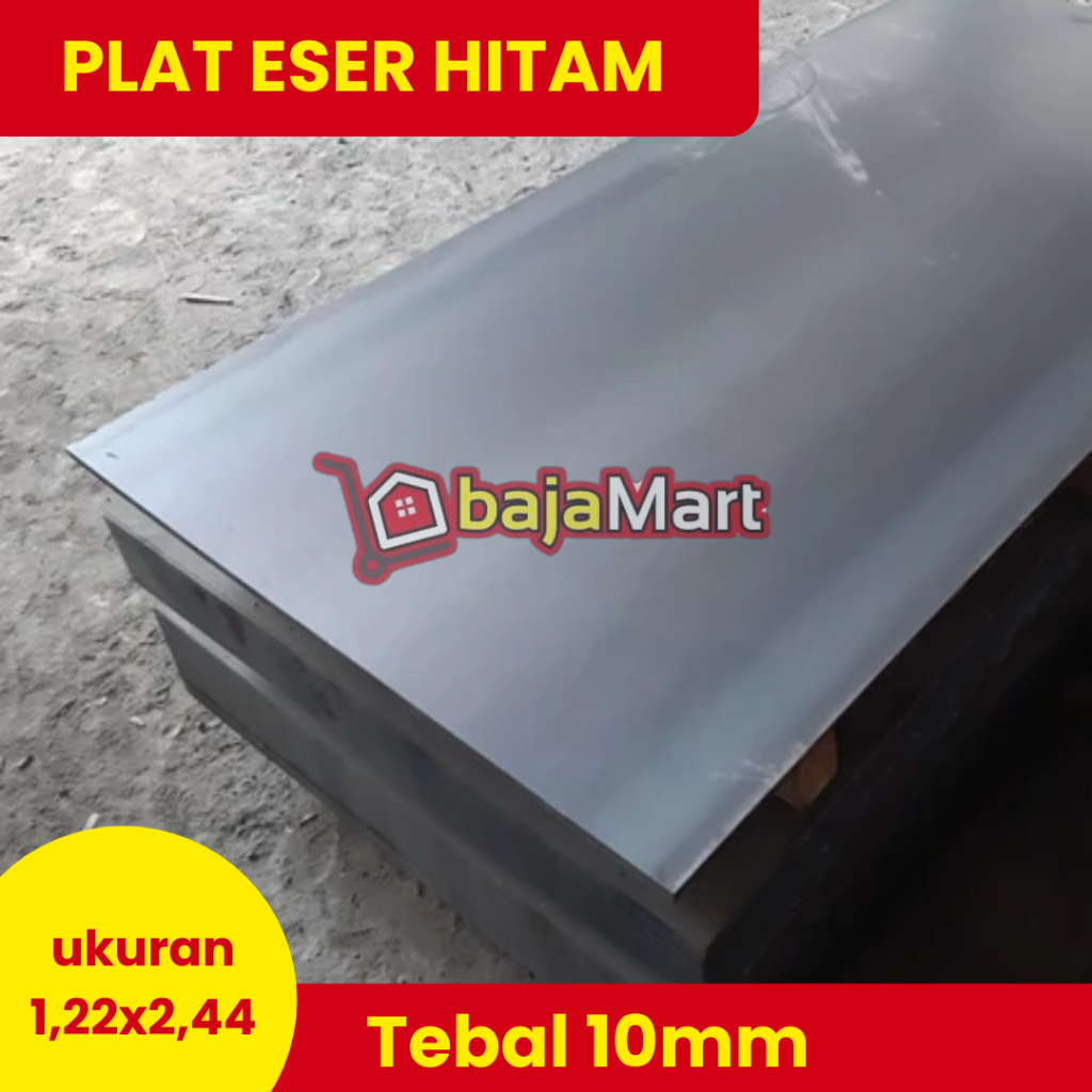 Jual Plat Eser Hitam 10mm | Shopee Indonesia