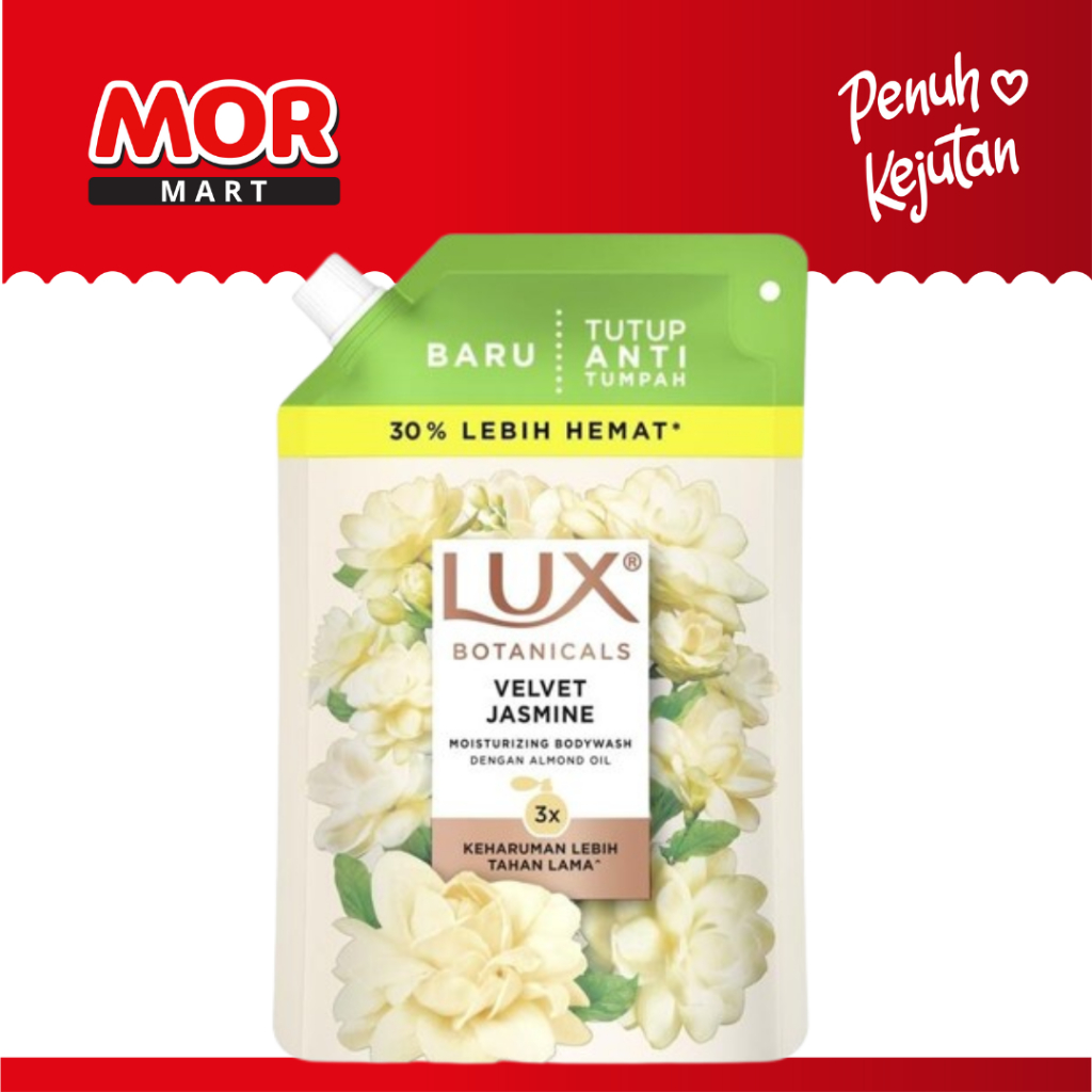 Jual LUX Botanicals Velvet Jasmine Body Wash Sabun Mandi Refill 400 ml | Shopee Indonesia