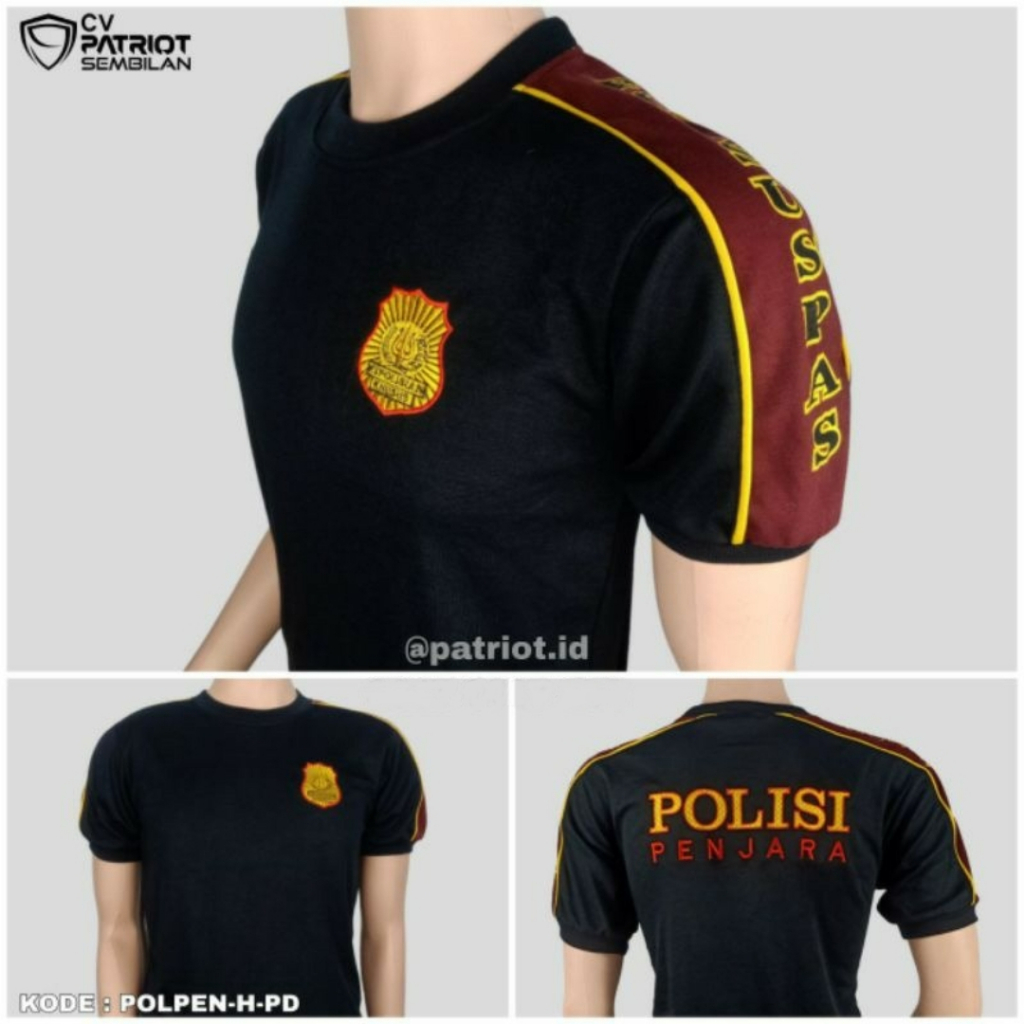 Jual Patriot.id | KAOS DALAMAN HITAM & ABU POLPEN POLSUSPAS KEMENKUMHAM ...