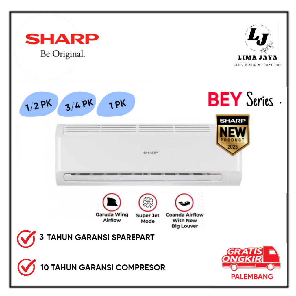Jual AC Sharp 1/2 PK - 1 PK AC Standard Sharp AH-A05BEY/ZEY / 07BEY / 09BEY AC SHARP AC Sharp ...