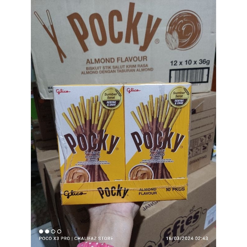 Jual Pocky 36 GR RASA ALMOND FLAVOUR | Shopee Indonesia