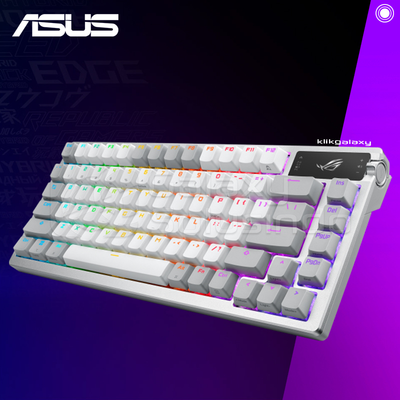 Jual Asus ROG STRIX AZOTH White Mechanical Gaming Keyboard - NX Switch ...