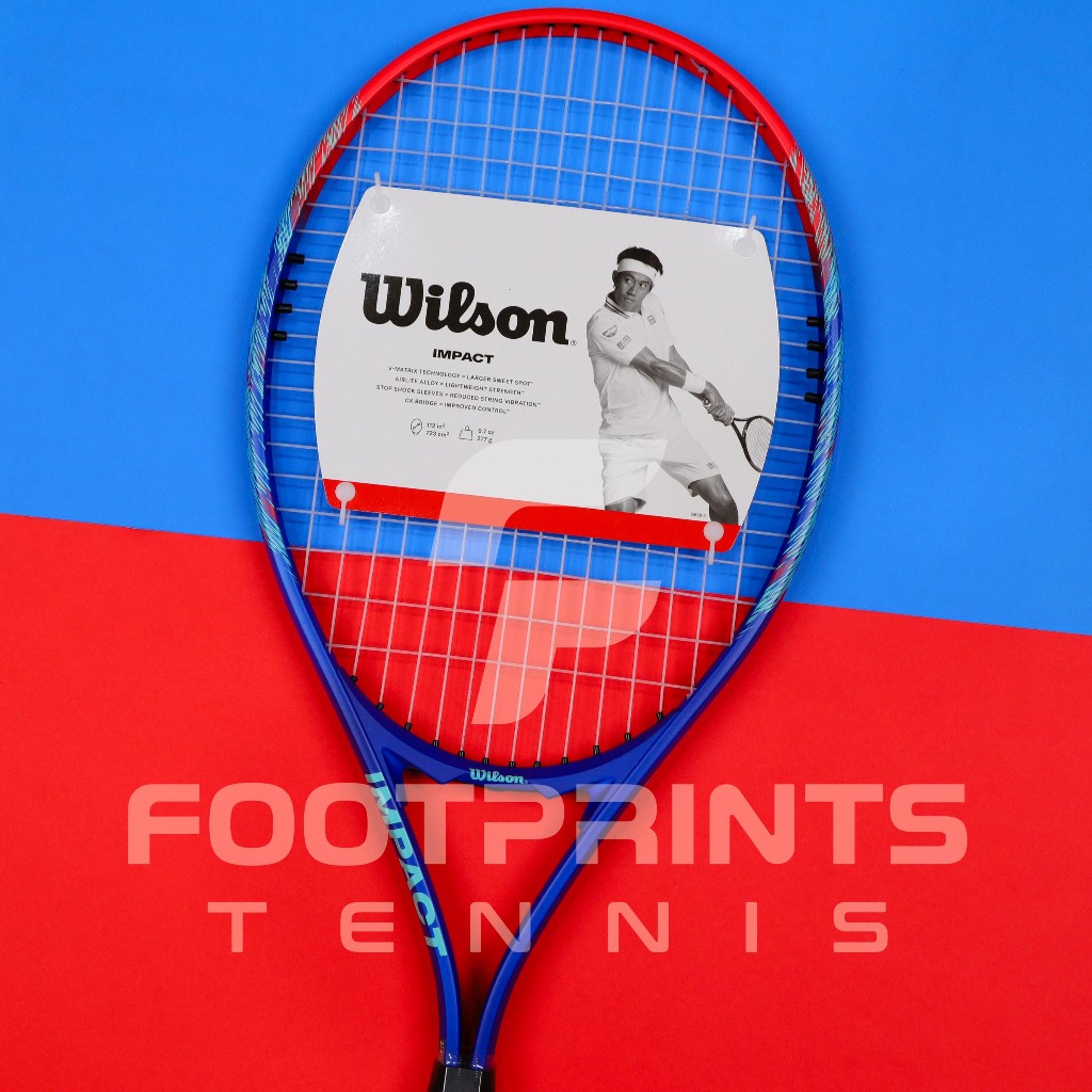 Jual Raket Tenis Wilson Impact 112 Tennis Racket Pemula 277 gr Original ...