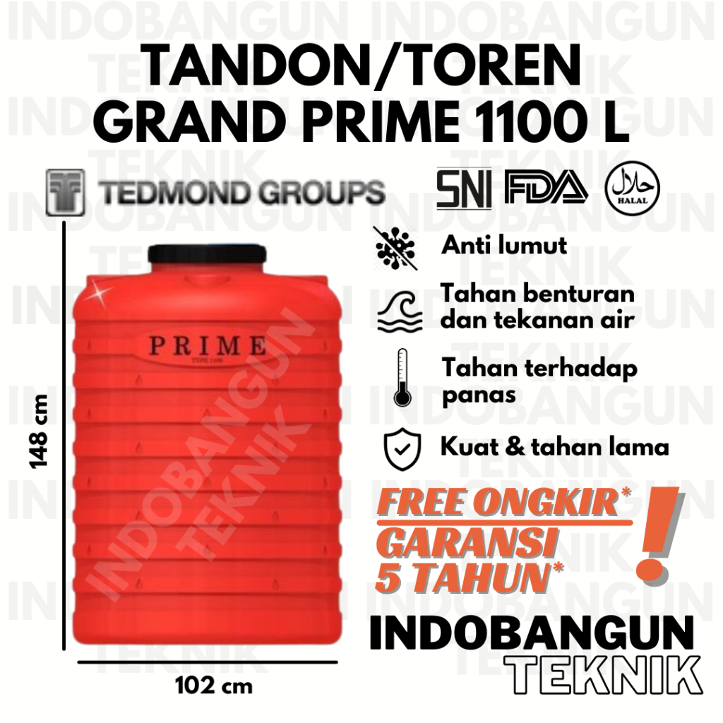 Jual Tedmond 1000 Liter Terlengkap & Harga Terbaru Mei 2026 | Shopee ...