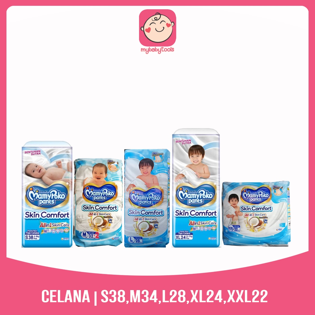 Jual MAMYPOKO PANTS SKIN COMFORT S 38 M 32+2 L 28 XL 24 XXL 22 POPOK CELANA S38 M32+2 L28 XL24 ...