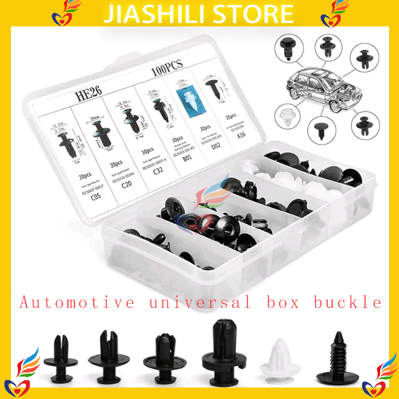 Jual Jiashili Baut Klip Kancing Rivet Spakboard Bumper Mobil Universal ...