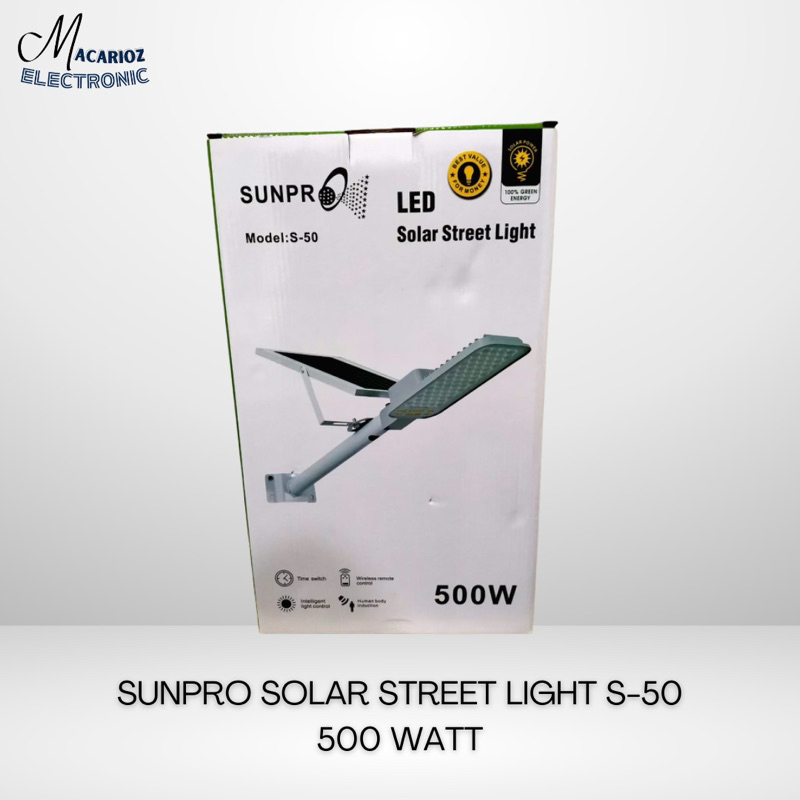 Jual SUNPRO SOLAR STREET LIGHT S-50 500W | Shopee Indonesia