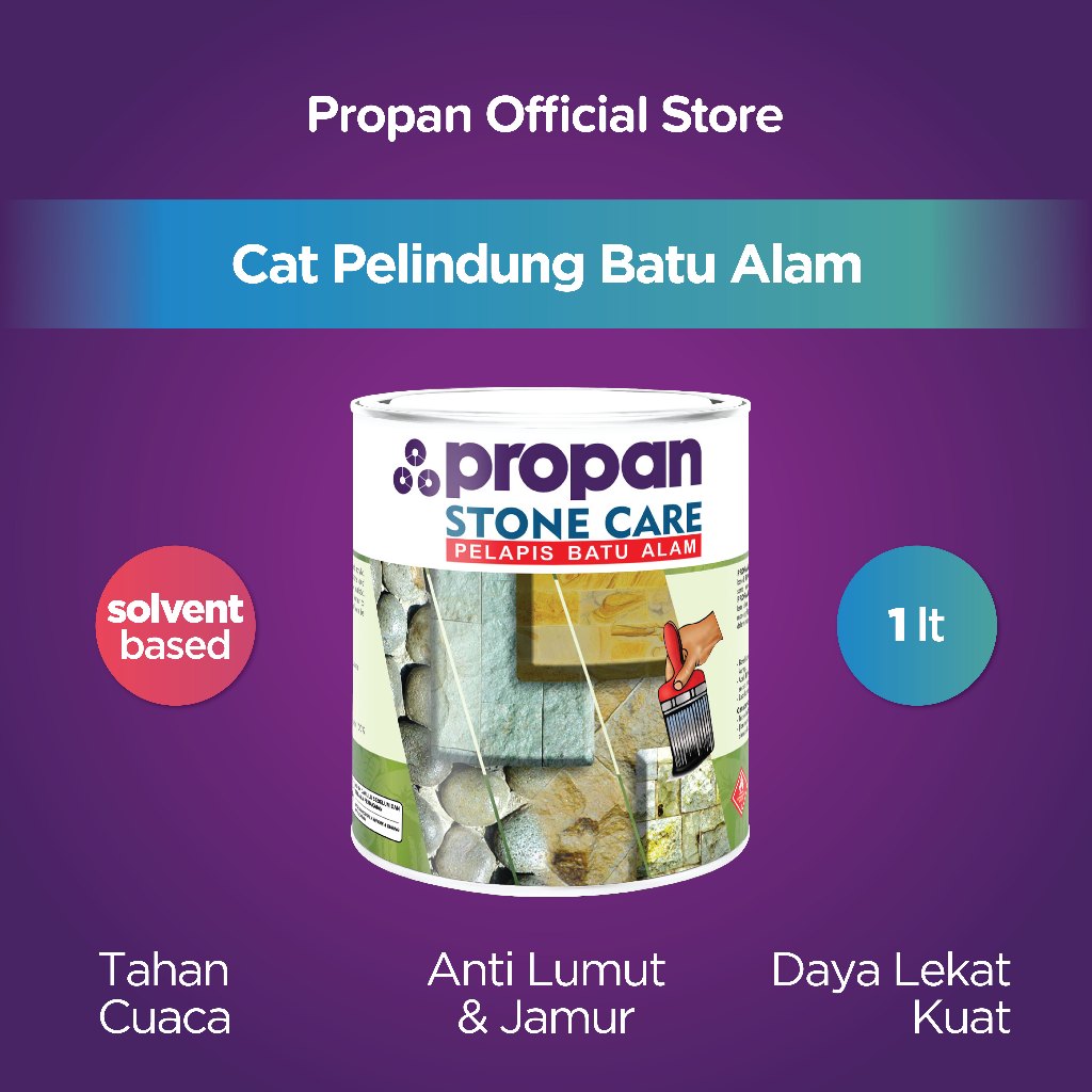 Jual CAT BATU ALAM PREMIUM ANTI LUMUT & JAMUR PROPAN STONE CARE ...