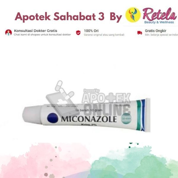 Jual MICONAZOLE 2% CREAM 1 TUBE 10GR | Shopee Indonesia