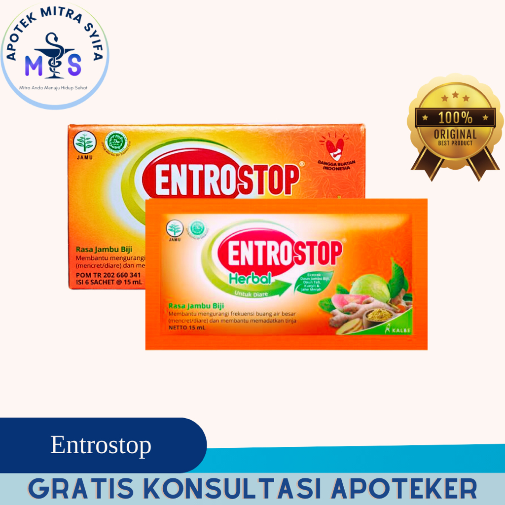 Jual Entrostop Herbal Cair Sachet | Shopee Indonesia