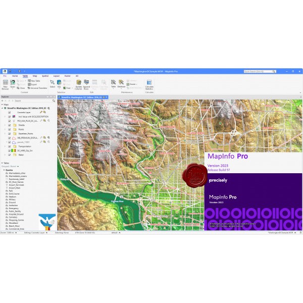 Jual Software Precisely (ex. Pitney Bowes) MapInfo Pro 2023 (FLASHDISK ...