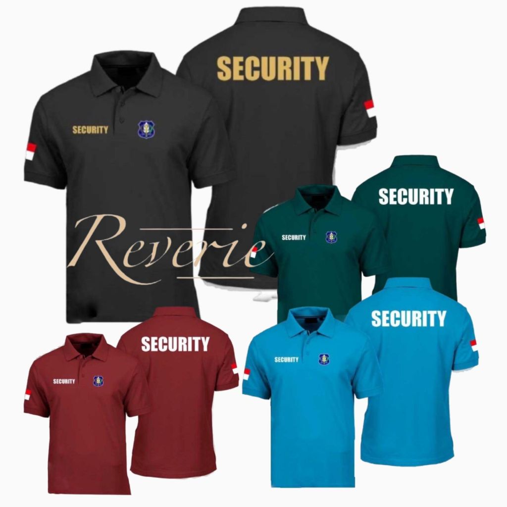 Jual SERAGAM POLO SHIRT SECURITY BISA CUSTOM LOGO PERUSAHAAN BAJU ...
