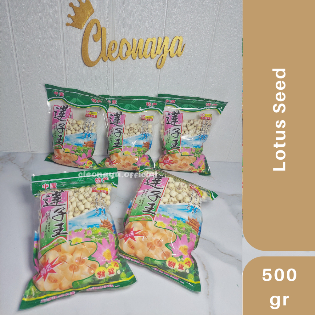 Jual Premium Lotus Seed (Biji Teratai/Lian Zhi) 500 gram | Shopee Indonesia
