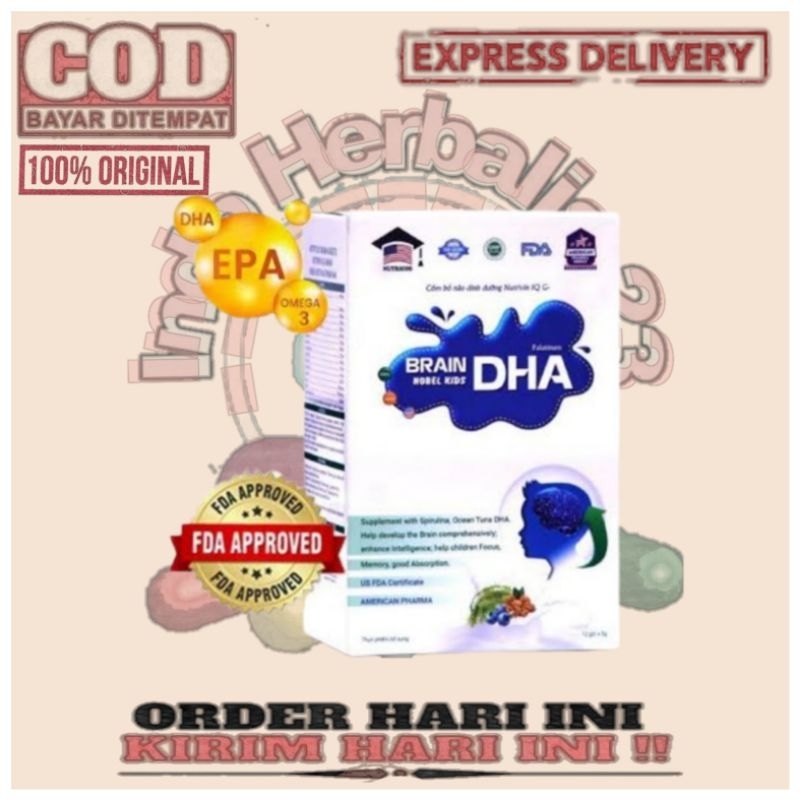Jual DHA BRAIN KID susu nutrisi kecerdasan otak anak Vitamin BRAIN DHA ...