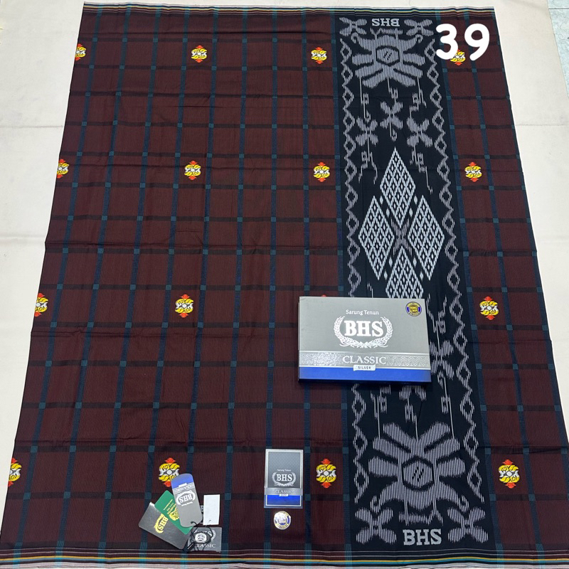 Jual Sarung bhs classic songket kwg silver bhs original | Shopee Indonesia