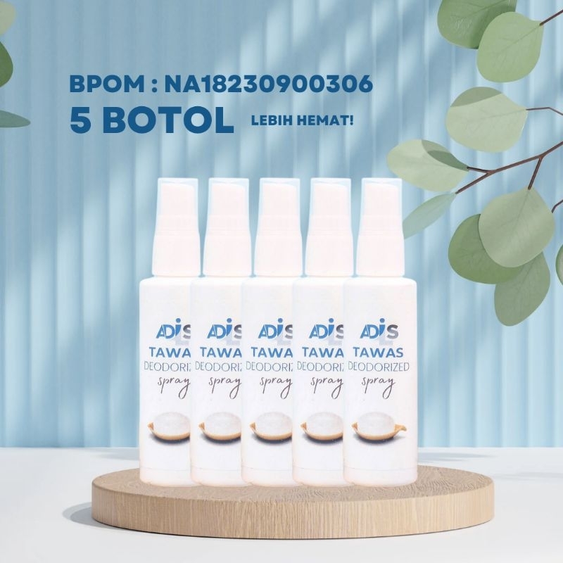 Jual 5 botol 80K adls tawas deo spray BPOM pencerah ketiak hijab apek ...