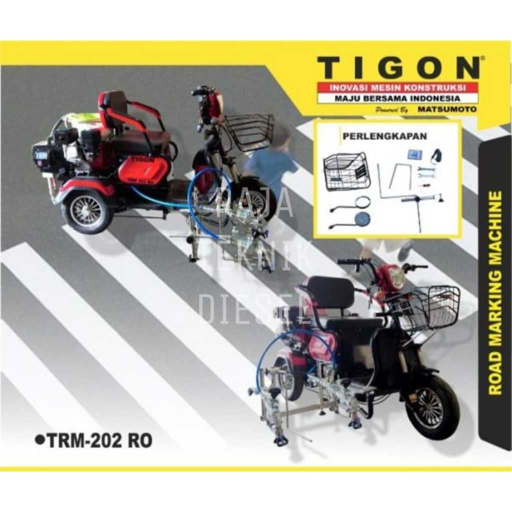 Jual Mesin Cat Marka Jalan TIGON TRM 202 RO Otomatis Road Marking ...