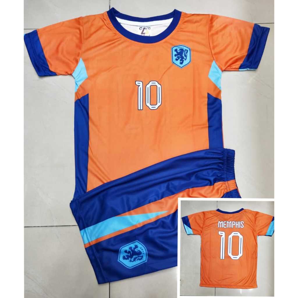 Jual Jersey Bola Kids Belanda Home 2024-2025 Euro Liga Sport | Shopee ...