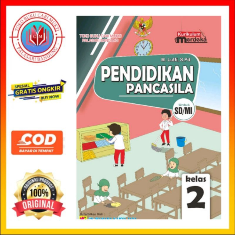 Jual Buku Pendidikan Pancasila Untuk SD/MI Kelas 2 Kurikulum Merdeka | Shopee Indonesia