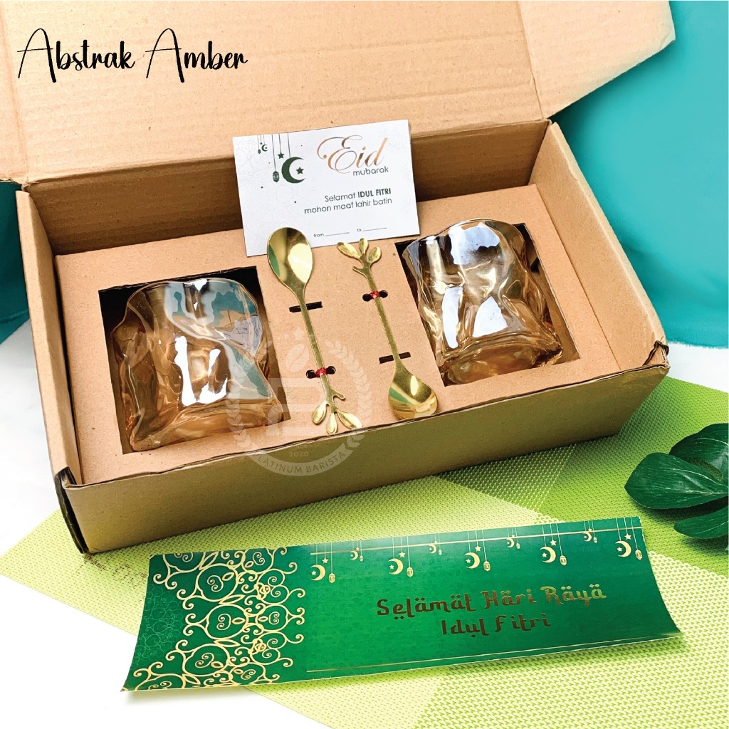 Jual Idul Fitri Hampers Gift Box Lebaran Ramadan Parcel Glass Aestehtic ...