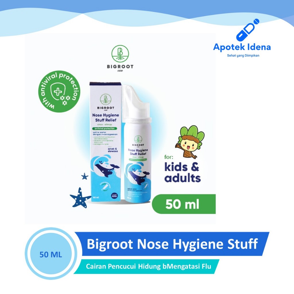 Jual BIGROOT Care Nose Hygiene 50 ML Kids And Adult Untuk Sinus/ALERGI ...
