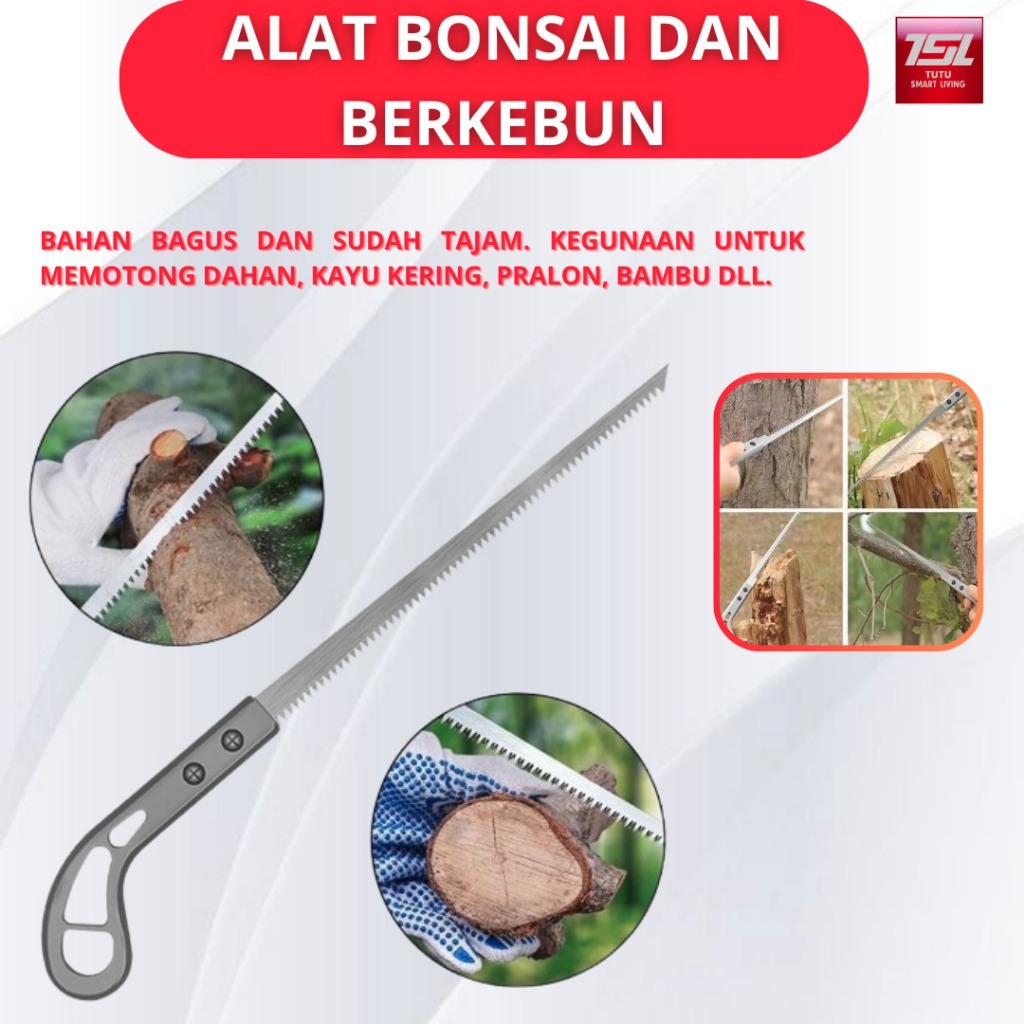 Jual TUTU Gergaji Tangan Alat Bonsai dan berkebun, Gergaji Pruning, Gergaji Compas, Gergaji ...