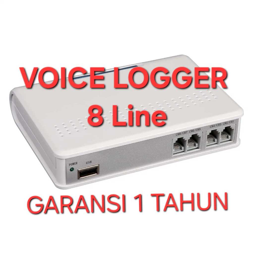 Jual Alat Rekam Telepon 8 Line USB Voice Logger MyVoice PABX 8 Line ...