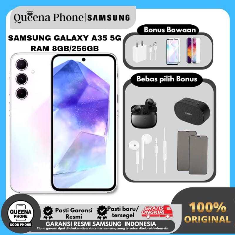 Jual SAMSUNG GALAXY A35 5G RAM 8GB ROM 256GB ORIGINAL 100% GARANSI RESMI 1TAHUN SAMSUNG ...