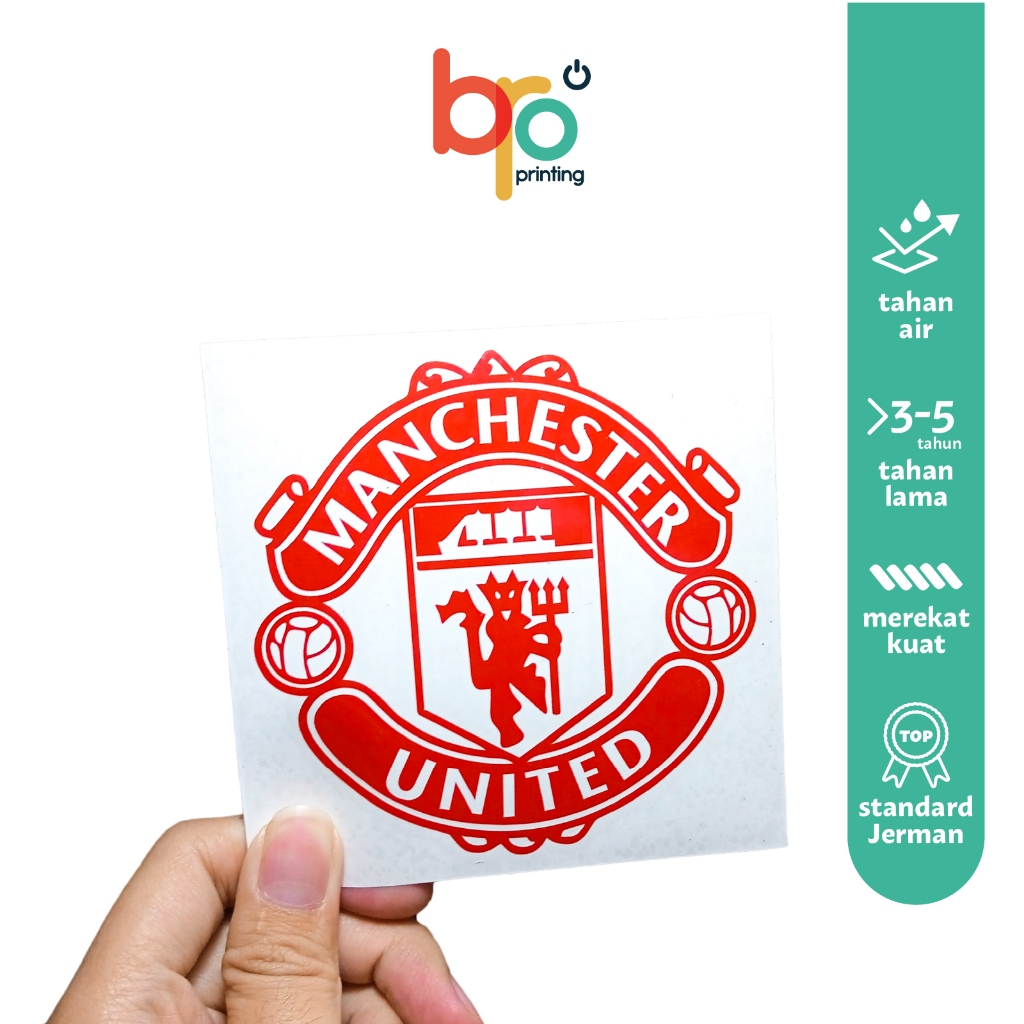 Jual STIKER MANCHESTER UNITED MU UNTUK AKSESORIS MOBIL MOTOR CUTTING ...