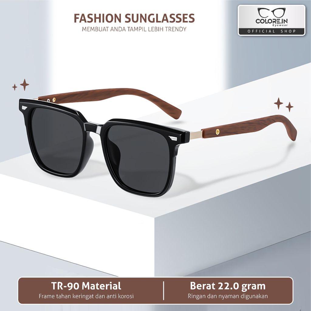 Jual Colore.in Kacamata Hitam Sunglasses Minus Terbaru Polarized Pria ...