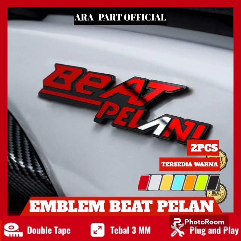 Jual EMBLEM TIMBUL 3D TULISAN BEAT PELAN/LOGO TIMBUL BEAT/AKSESORIS ...
