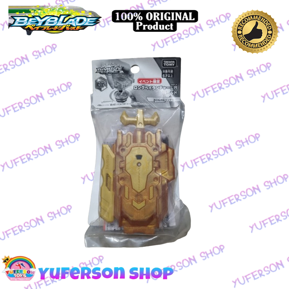 Jual Beyblade Burst B-00 Long Bey launcher LR Gold | Shopee Indonesia