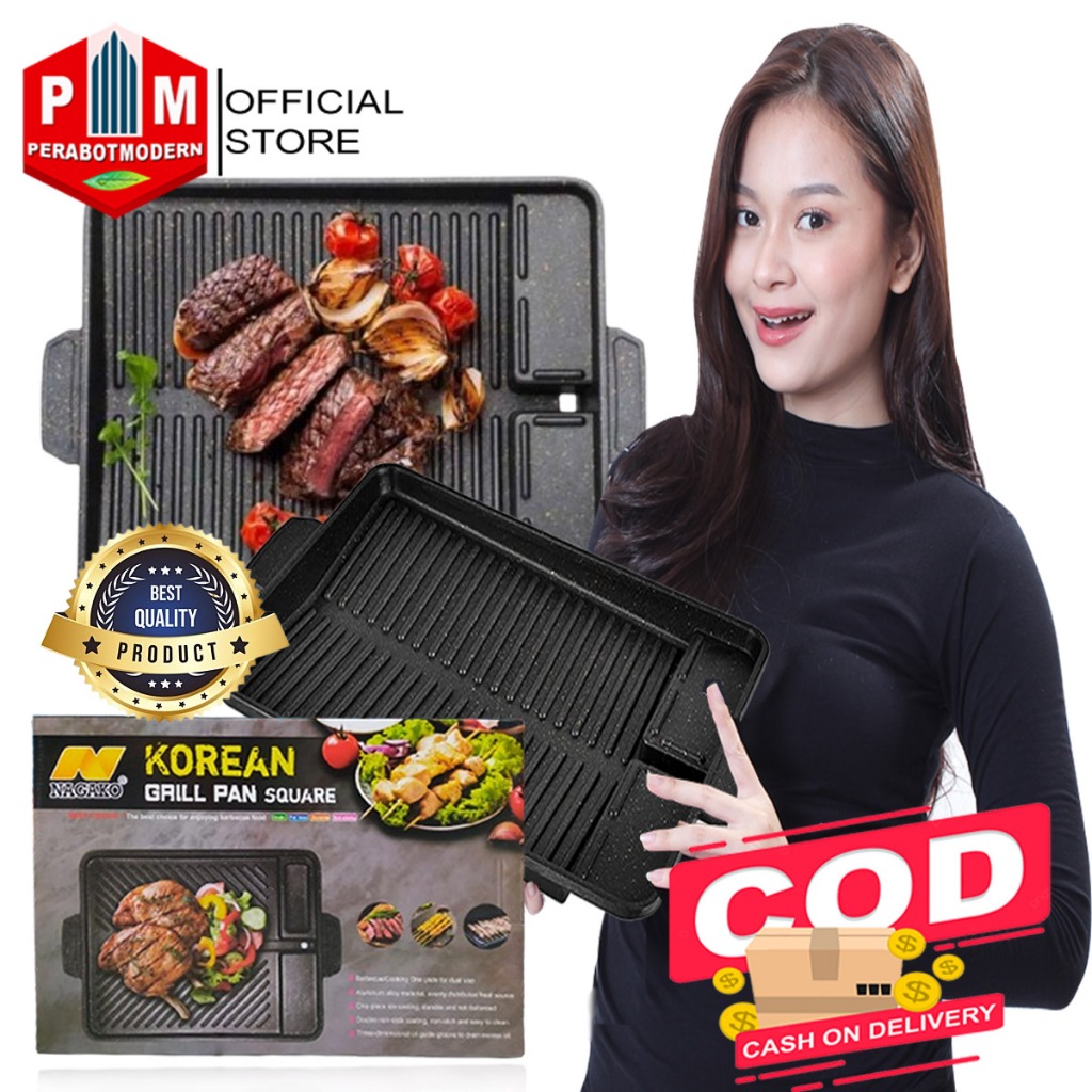 Jual Grill Pan Yakiniku KOREAN BBQ Grill / panggangan KOREAN BBQ Grill ...