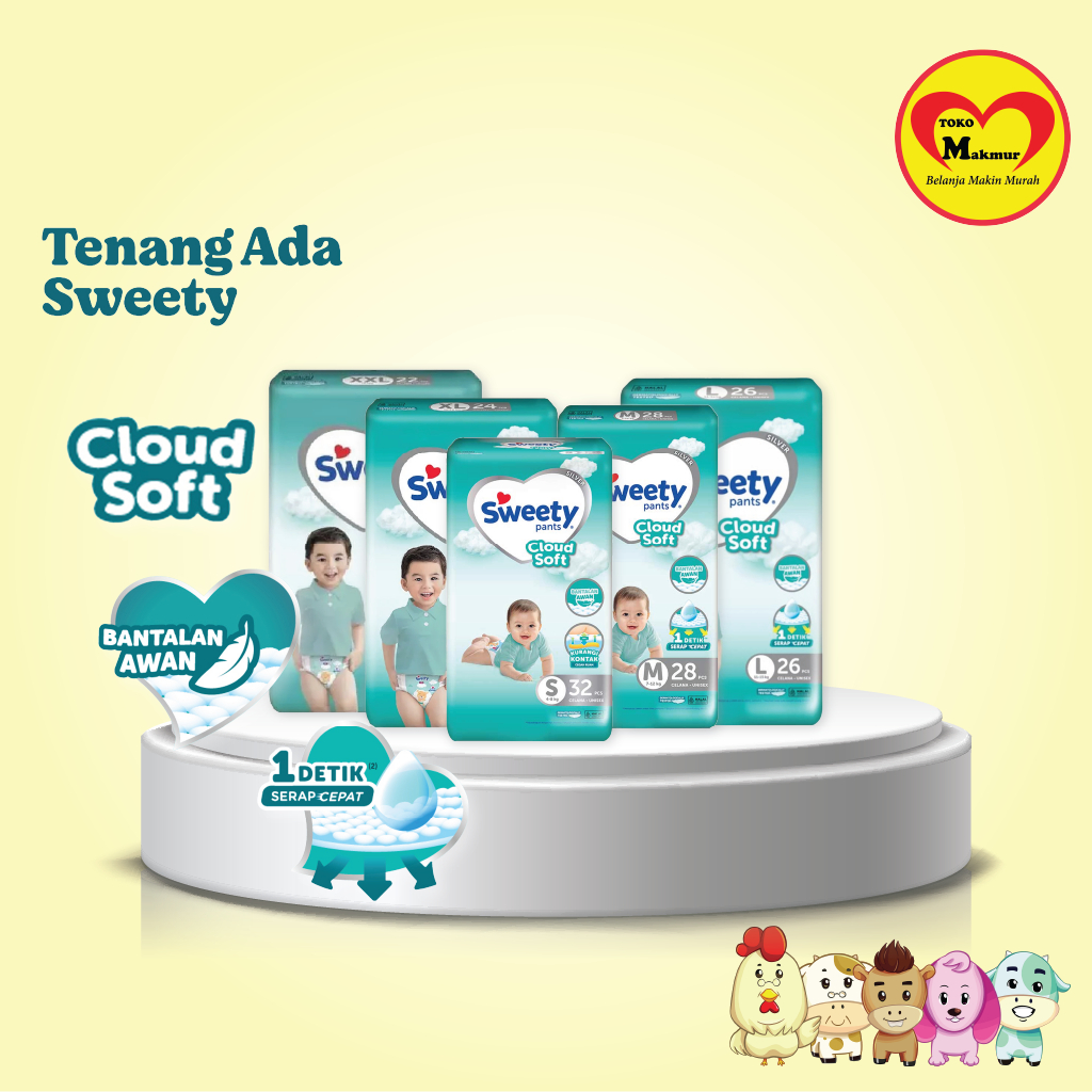 Jual Sweety Silver Comfort NB-S40/ Pants S32 / M28 / L26 / Xl24 / Xxl22 ...