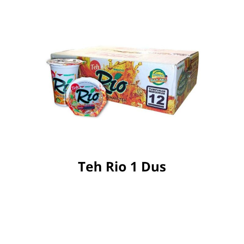 Jual TEH RIO 1 dus isi 24 cup x @200 ml | Shopee Indonesia