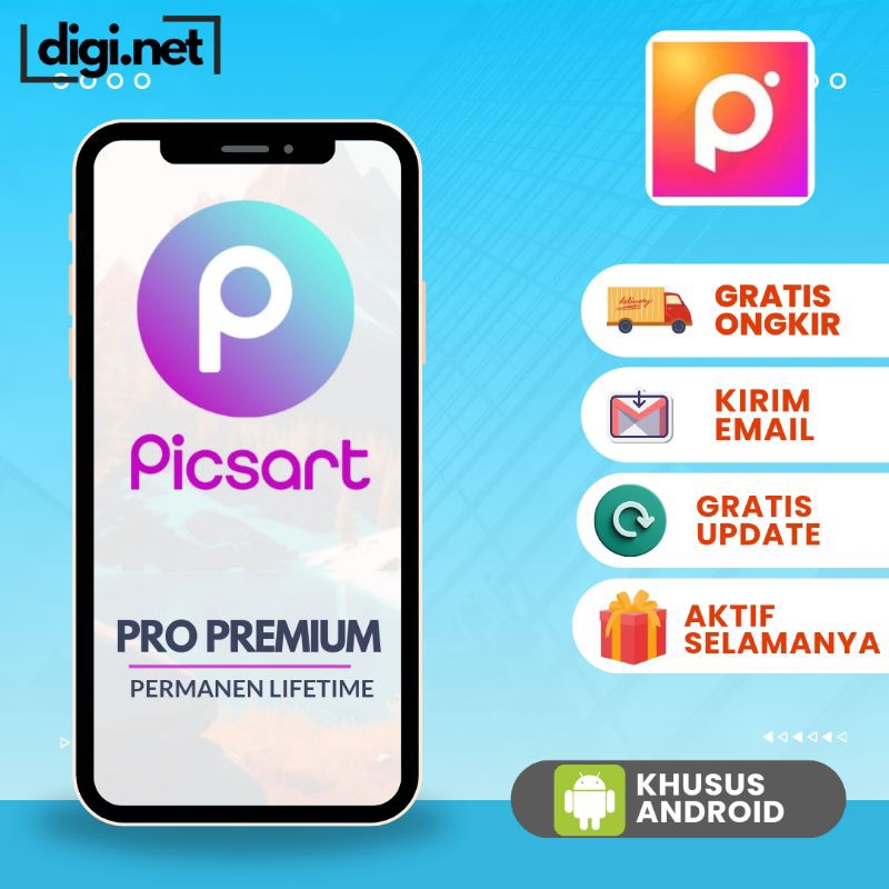 Jual PICSART PRO PREMIUM LIFETIME PERMANEN - Aplikasi Edit Foto Android ...