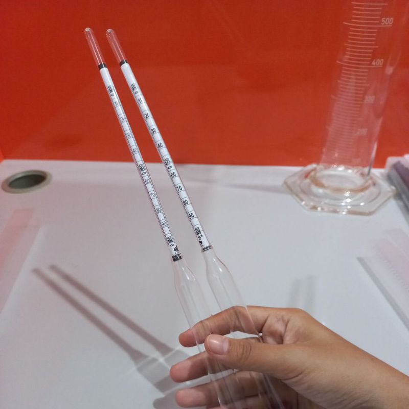 Jual Set 2 pcs Test Density BBM Hydrometer Bensin dan Hydrometer Solar ...