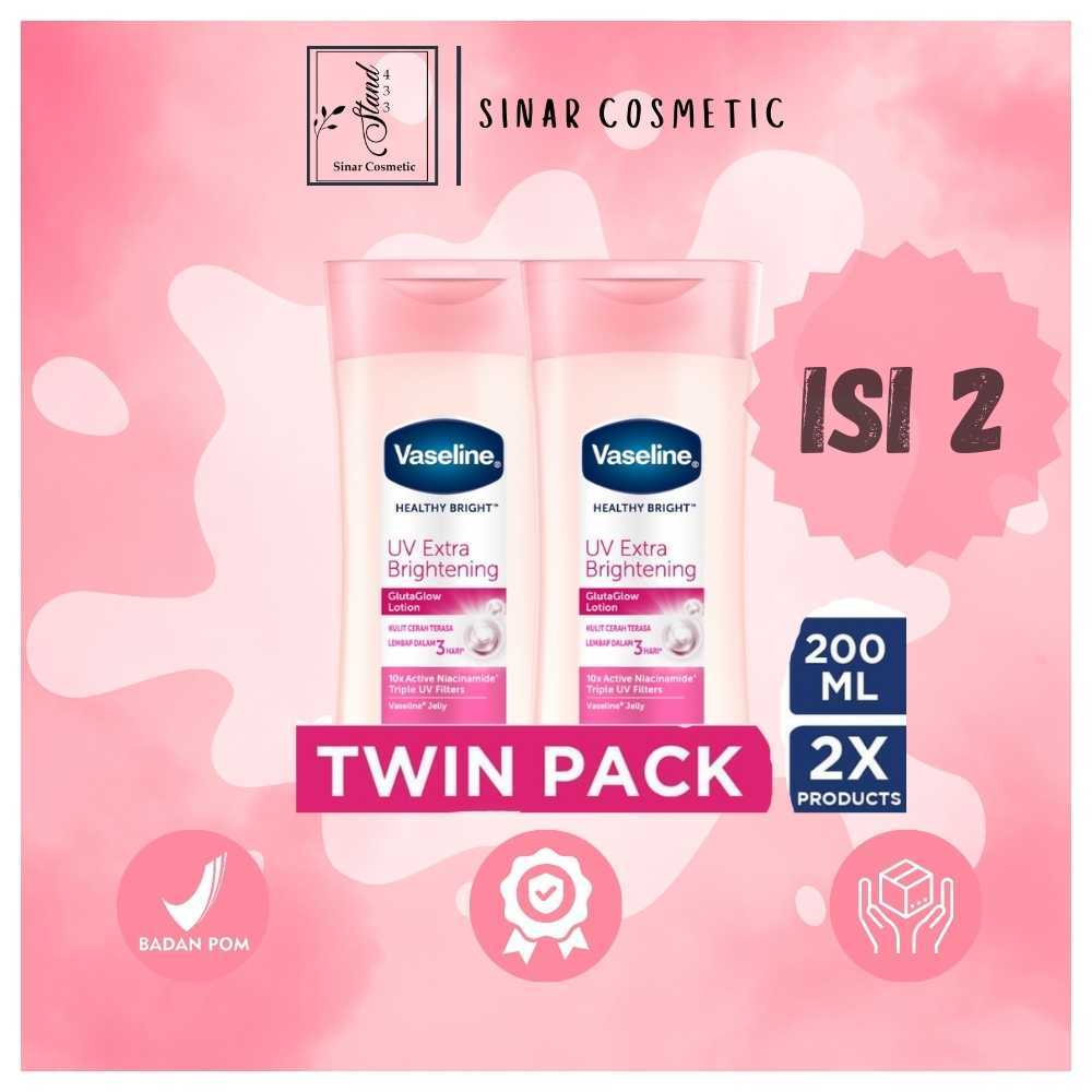 Jual Vaseline Healthy Bright BODY LOTION UV Extra Bright with ...