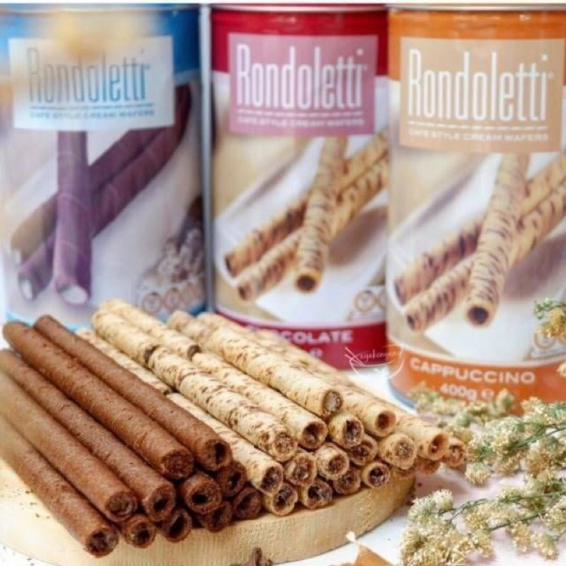 Jual RONDOLETTI WAFER STICK ROLL 400GR / 1 DUS ISI 12 | Shopee Indonesia