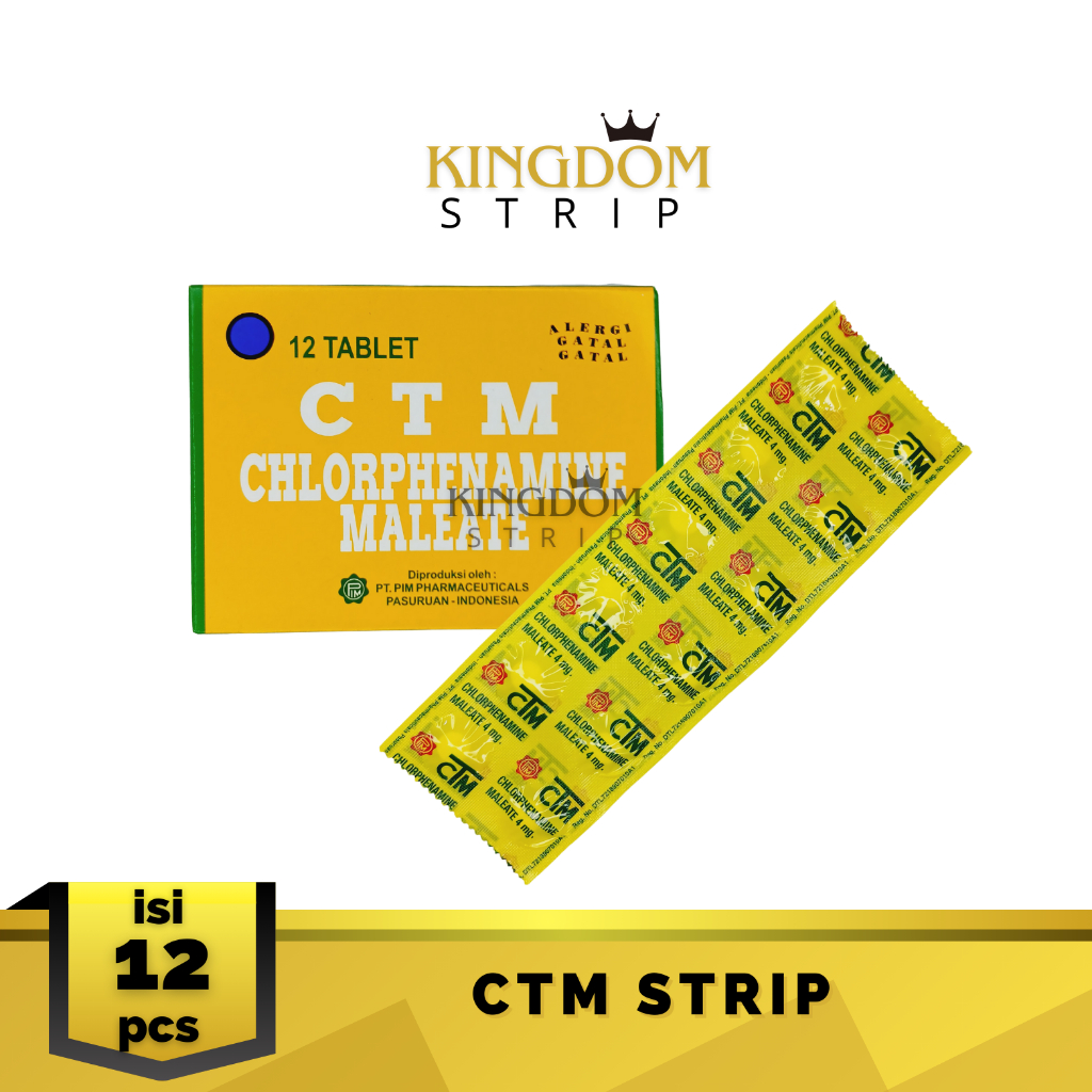 Jual CTM 1 Kotak Isi 12 Tablet | Shopee Indonesia
