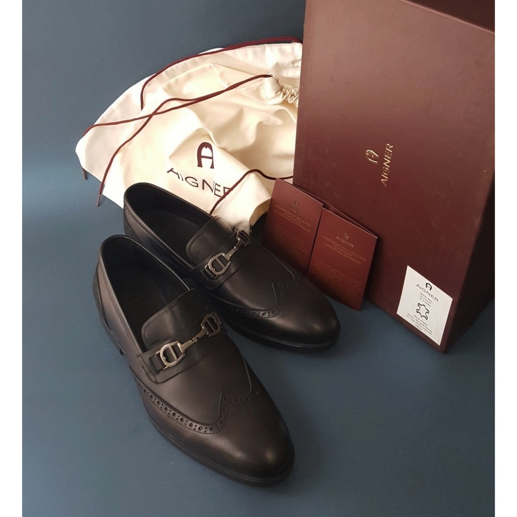 Jual AIGNER MUNICH Leather Shoes VFAG02 from 8.000.000 original store ...