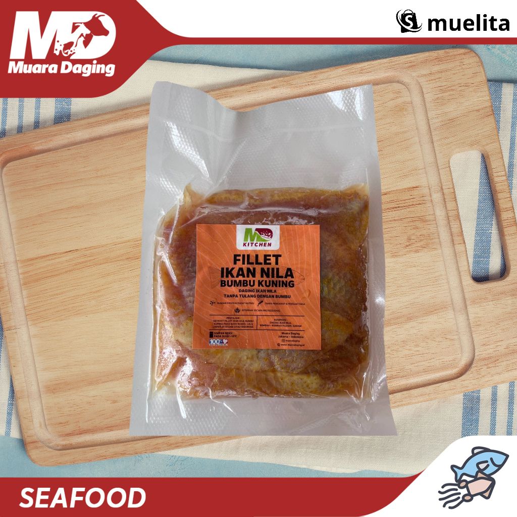 Jual Ikan Nila Fillet Bumbu Kuning - FULL DAGING TANPA TULANG | Shopee ...