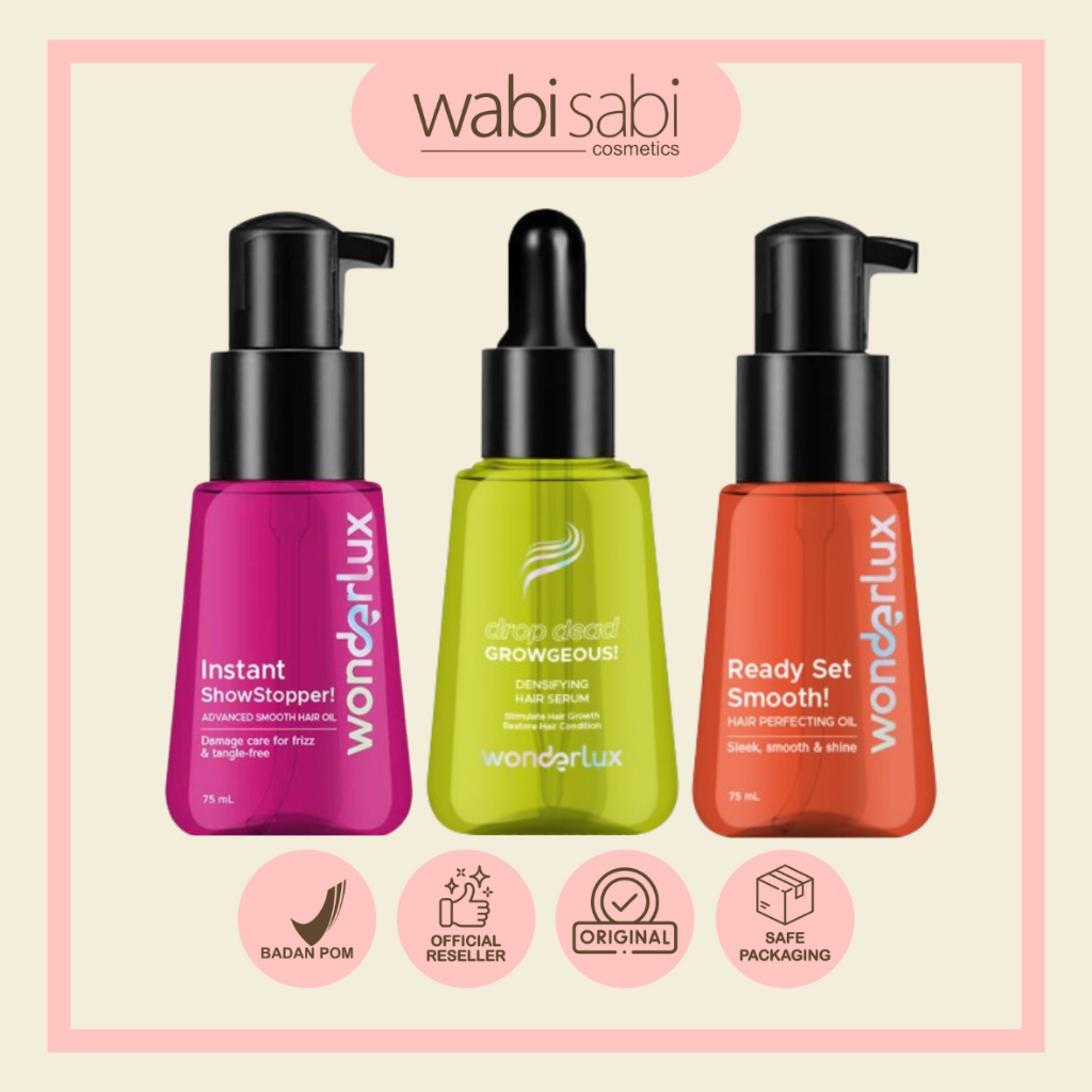 Jual WONDERLUX - Instan Show Stopper Advanced Smooth Hair Oil ...